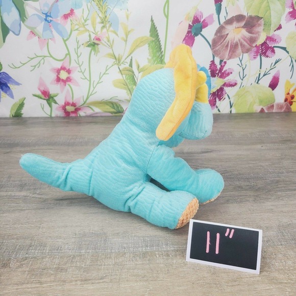 Hugfun | Toys | Hugfun Teal Dinosaur Triceratops Plush 1 Blue Dino ...